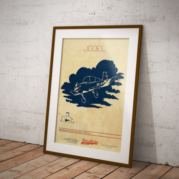 AFFICHE PUBLICITE JODEL EXCELLENCE - Avions Jodel